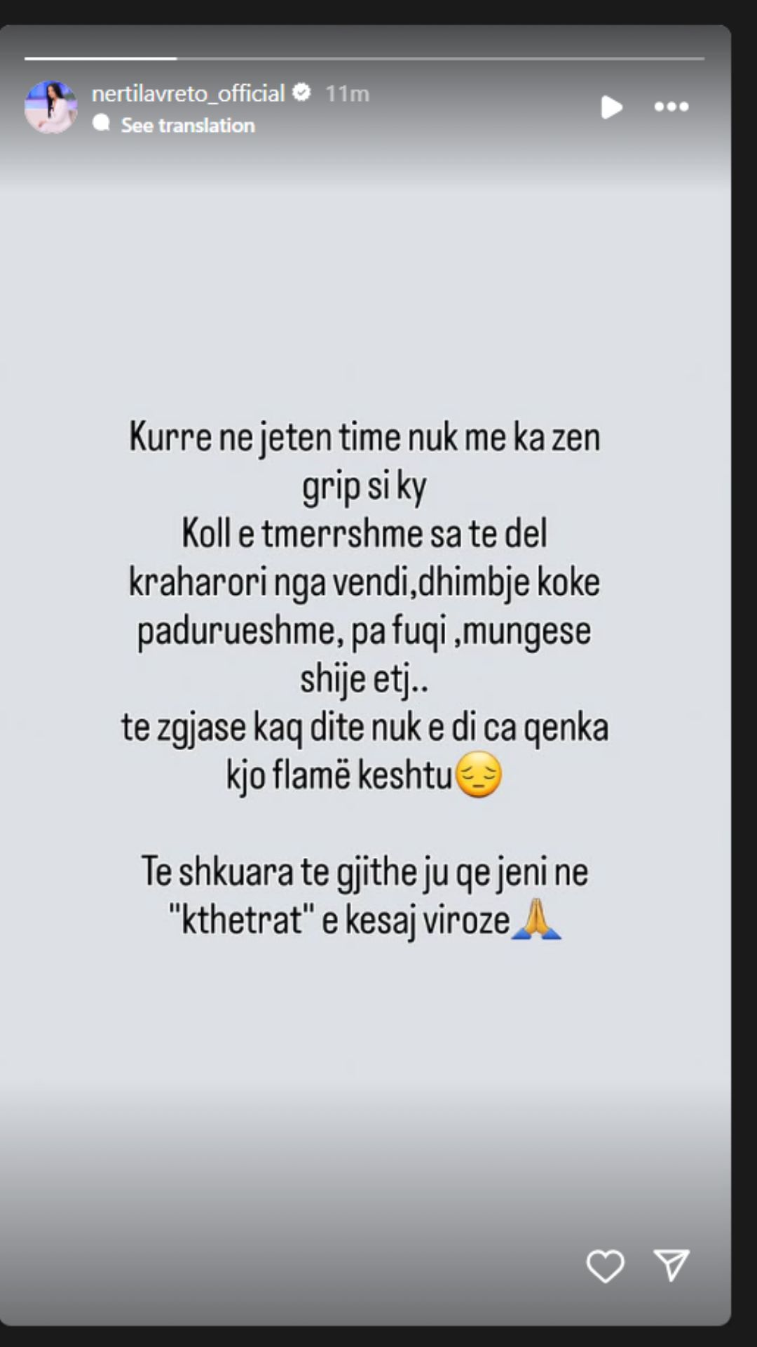 Nertila Vreto në gjendje jo të mirë shëndetësore, çfarë po ndodh me ...